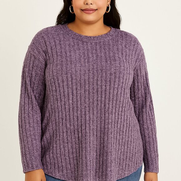 Sweaters | Womens Purple Sweater Leaving Soondonating | Poshmark